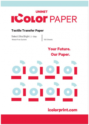 IColor Select Ultra Bright 2 Step Transfer & Adhesive Paper Kit - A3 Size